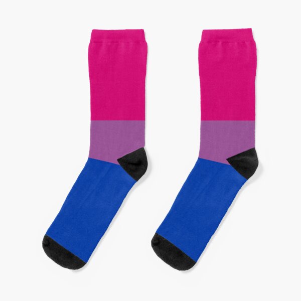 "Bisexual Pride Flag" Socks by BohemianAtlas | Redbubble