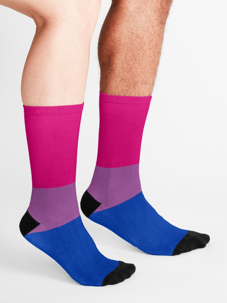 "Bisexual Pride Flag" Socks by BohemianAtlas | Redbubble