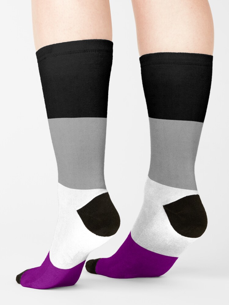 "Asexual Pride Flag" Socks for Sale by BohemianAtlas | Redbubble