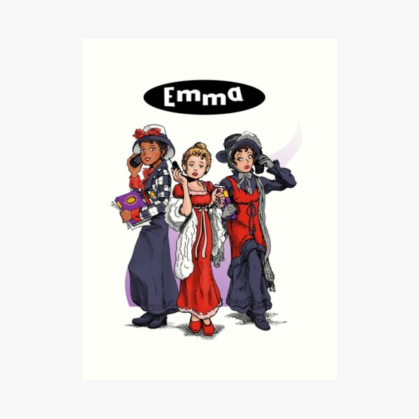 "Emma is Clueless" Art Print for Sale by joshcartoonguy | Redbubble