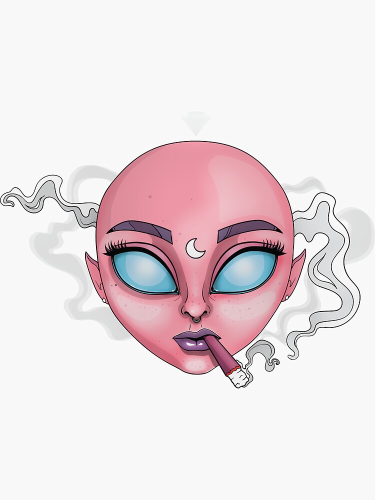 "Alien Gang" Sticker for Sale by puffojosrojos | Redbubble