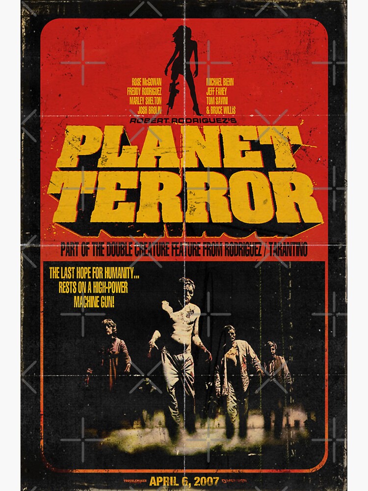 "Planet Terror Poster " Sticker for Sale by razorhead | Redbubble