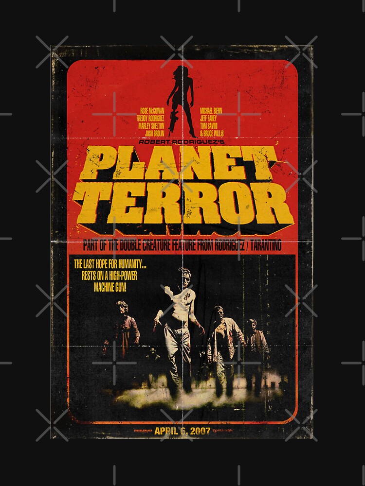 "Planet Terror Poster " T-shirt for Sale by razorhead | Redbubble ...