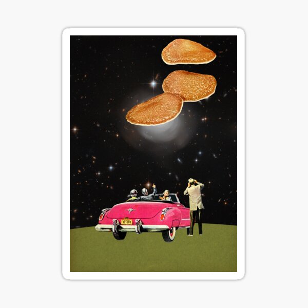 "Unidentified flying object" Sticker for Sale by lerson | Redbubble