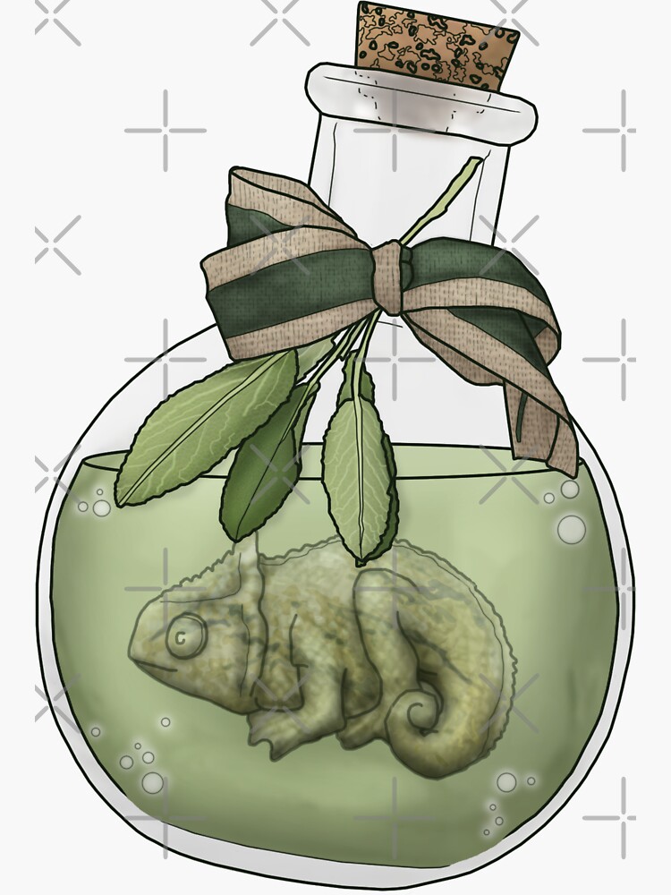 "Potion of Invisibility - Fantasy Potion Bottle" Sticker for Sale by ...