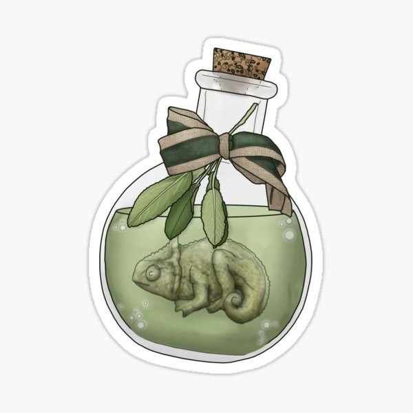 "Potion of Invisibility - Fantasy Potion Bottle" Sticker for Sale by ...