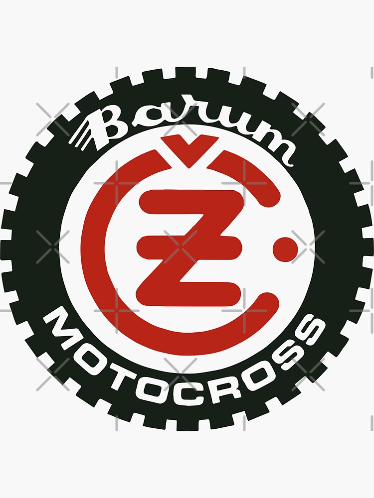"CZ Motocross" Sticker for Sale by motodude511 | Redbubble