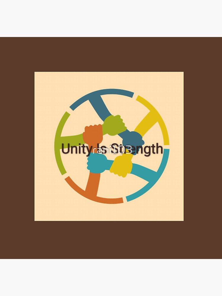 "power of unity" Sticker for Sale by rani103 | Redbubble