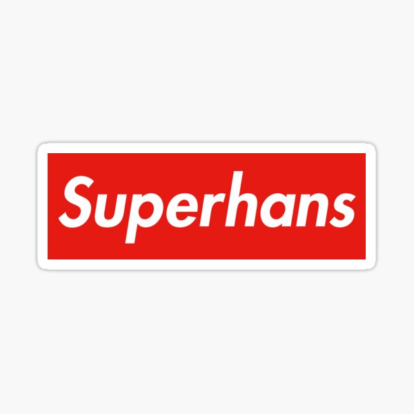 "Superhans – Super Hans Peep Show" Sticker for Sale by doodlemeuk ...