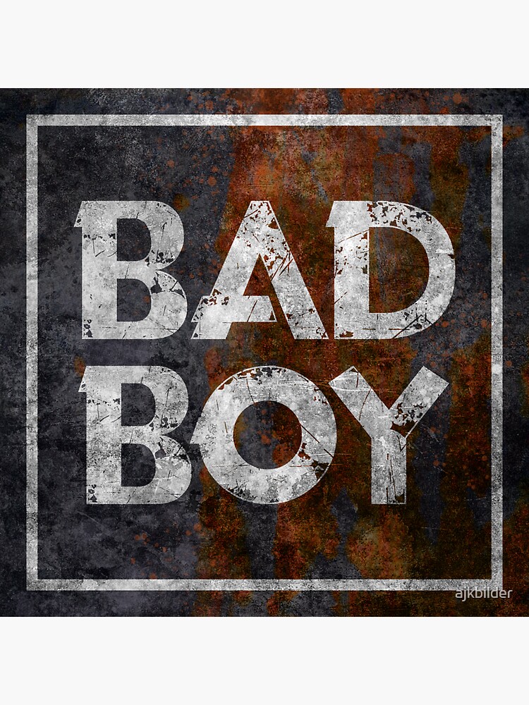 "Bad boy" Sticker by ajkbilder | Redbubble