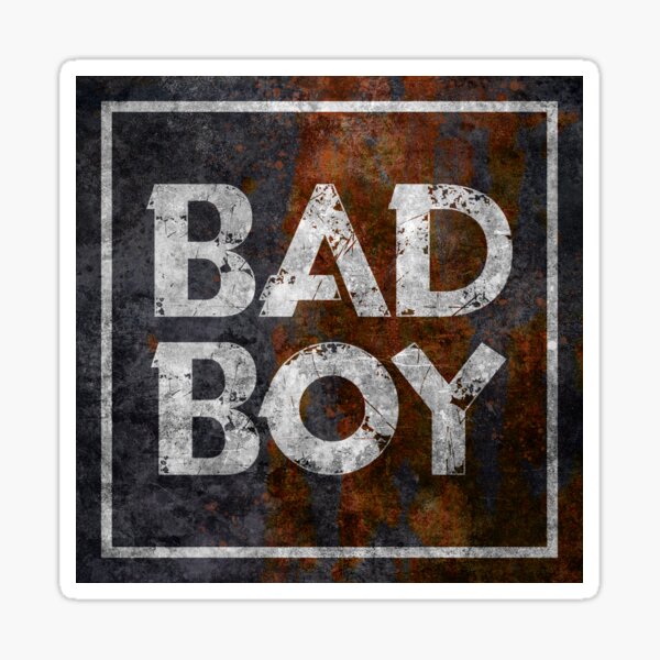 "Bad boy" Sticker by ajkbilder | Redbubble