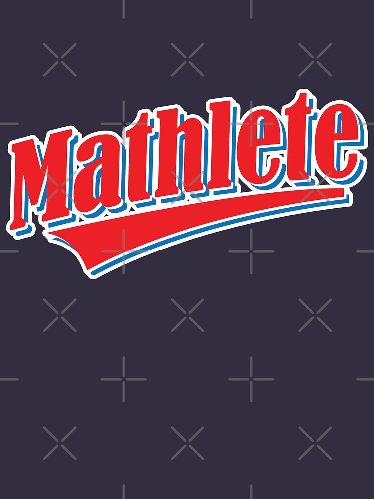 "Mathlete" T-shirt for Sale by DetourShirts | Redbubble | math t-shirts ...