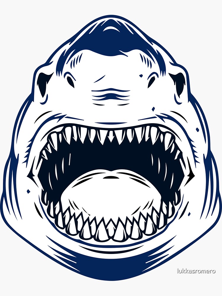 "Daddy Shark" Sticker by lukkasromero | Redbubble