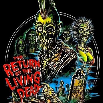 "Return of the Living Dead Tarman Poster Art" Sticker for Sale by ...