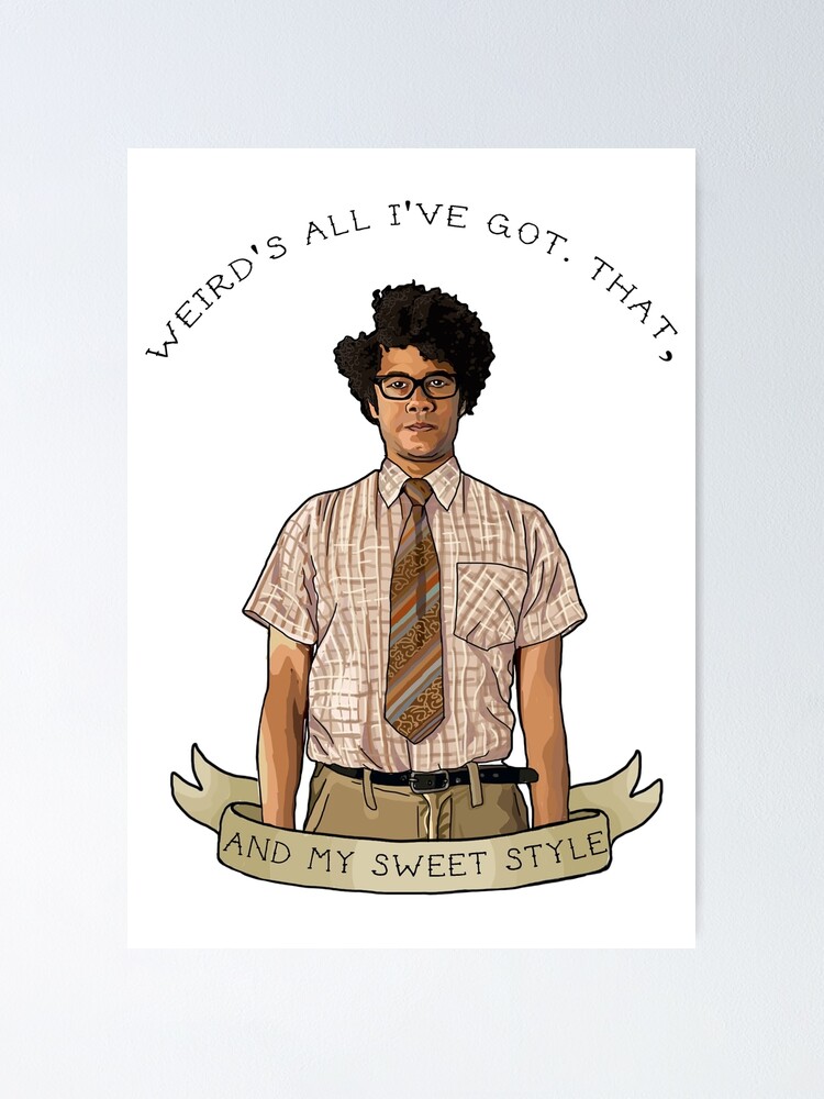 "Maurice Moss- sweet style" Poster by coshillustrates | Redbubble