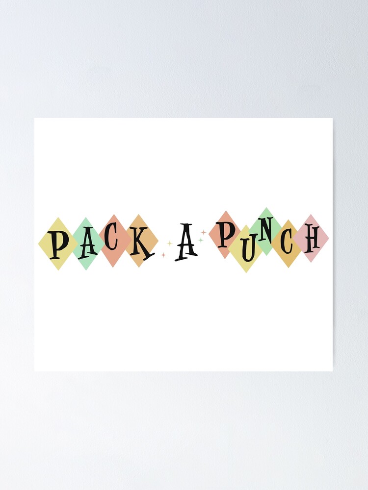 "Pack a punch clear background" Poster by Rccola55 | Redbubble