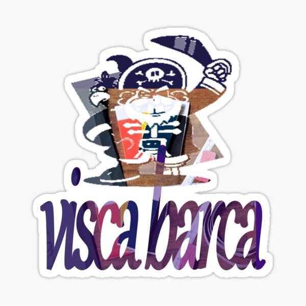 "barca visca T-Shert" Sticker for Sale by elkad123 | Redbubble
