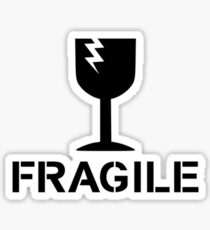 Fragile Funny: Stickers | Redbubble