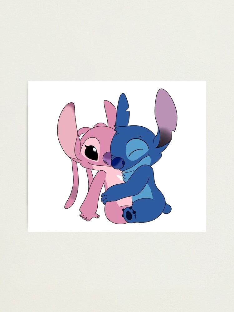 "stitch and angel hug" Photographic Print for Sale by janetdivito ...