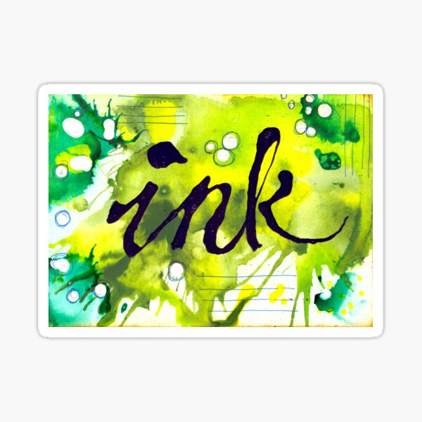 "Ink" Sticker by tammymurdock | Redbubble