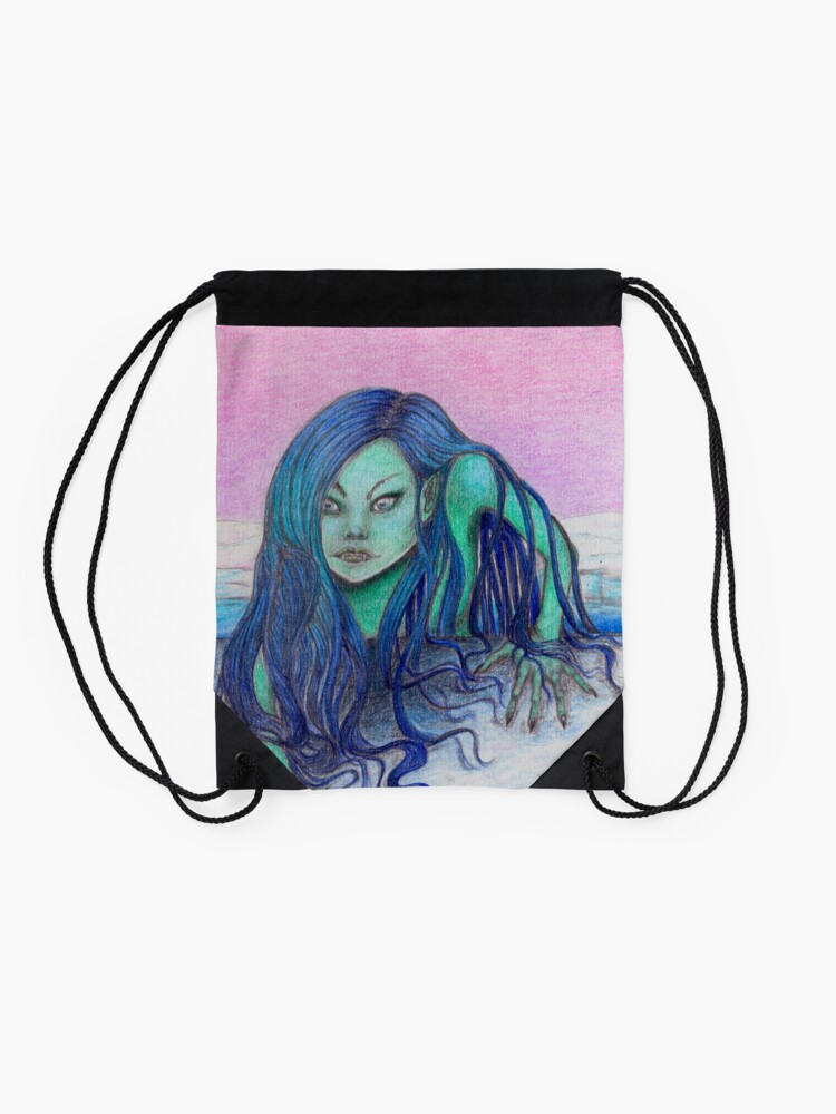 "Qallupilluk, Inuit Child Snatcher" Drawstring Bag for Sale by PixlPixi ...