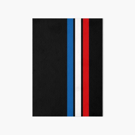 "France Racing Stripes No. 4 / Blue White Red Racing Stripes Trio" Art ...