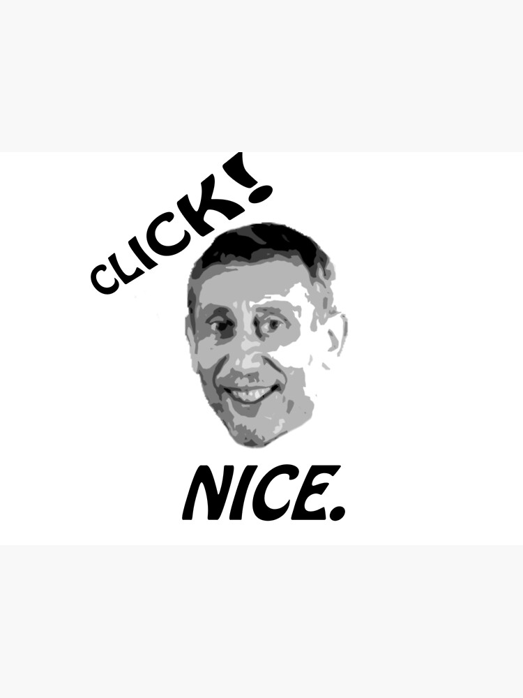 "CLICK! Nice. - Michael Rosen With Text" Framed Art Print by tomohawk64 ...