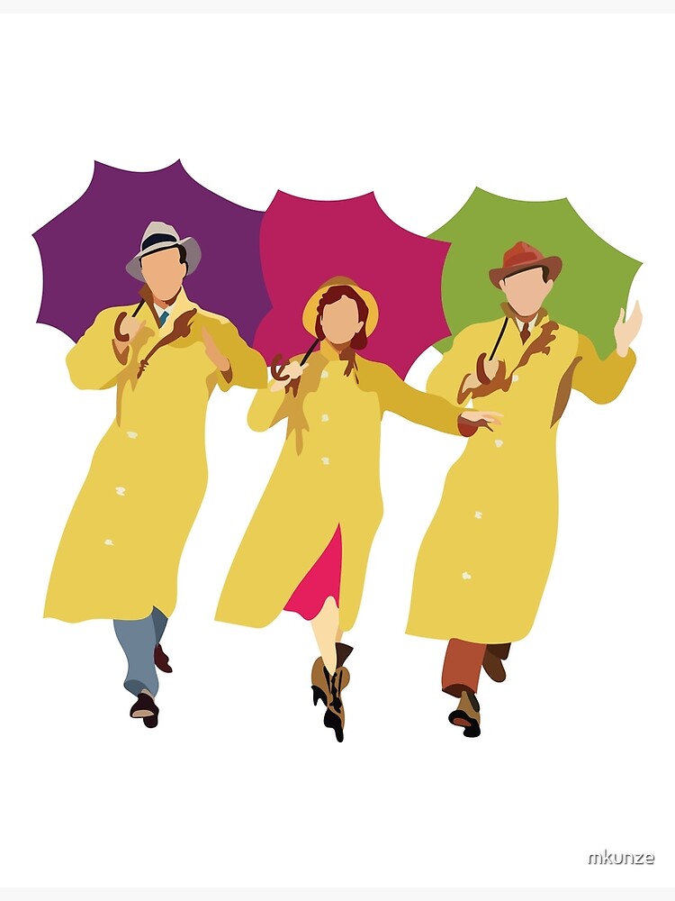 "Singing in the Rain" Poster by mkunze | Redbubble