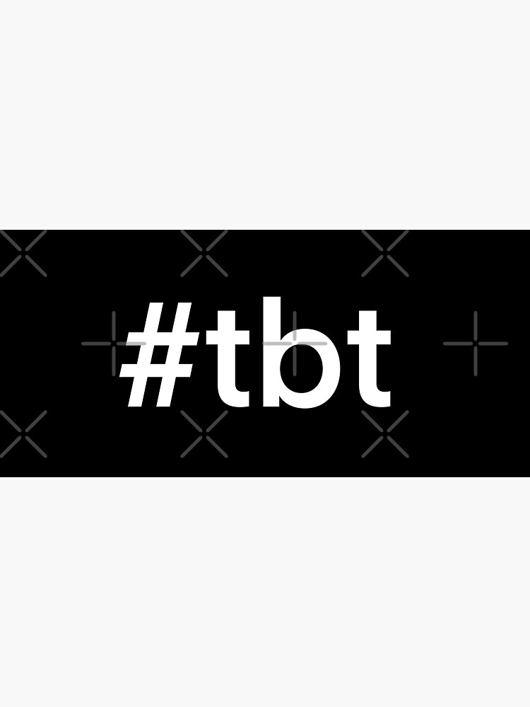 "Throwback Thursday (#tbt)" Sticker for Sale by pheebstheartist | Redbubble