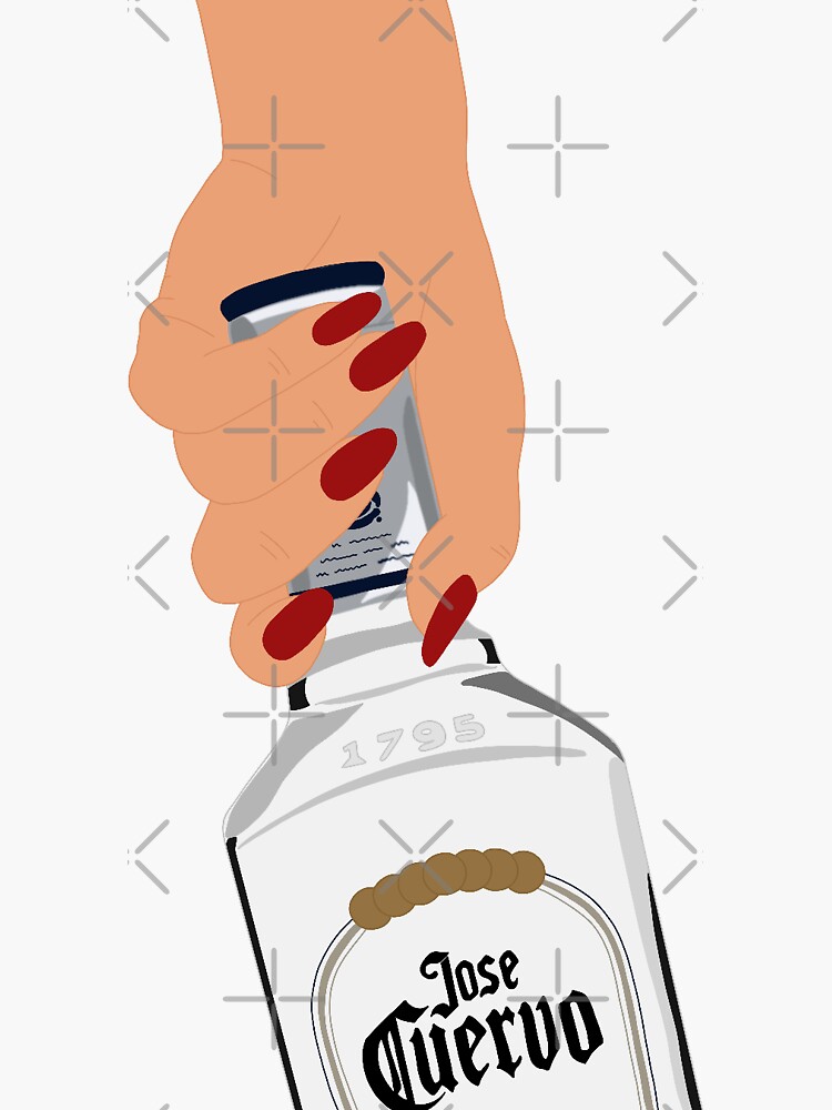 "Tequila" Sticker for Sale by FaceToFinish | Redbubble