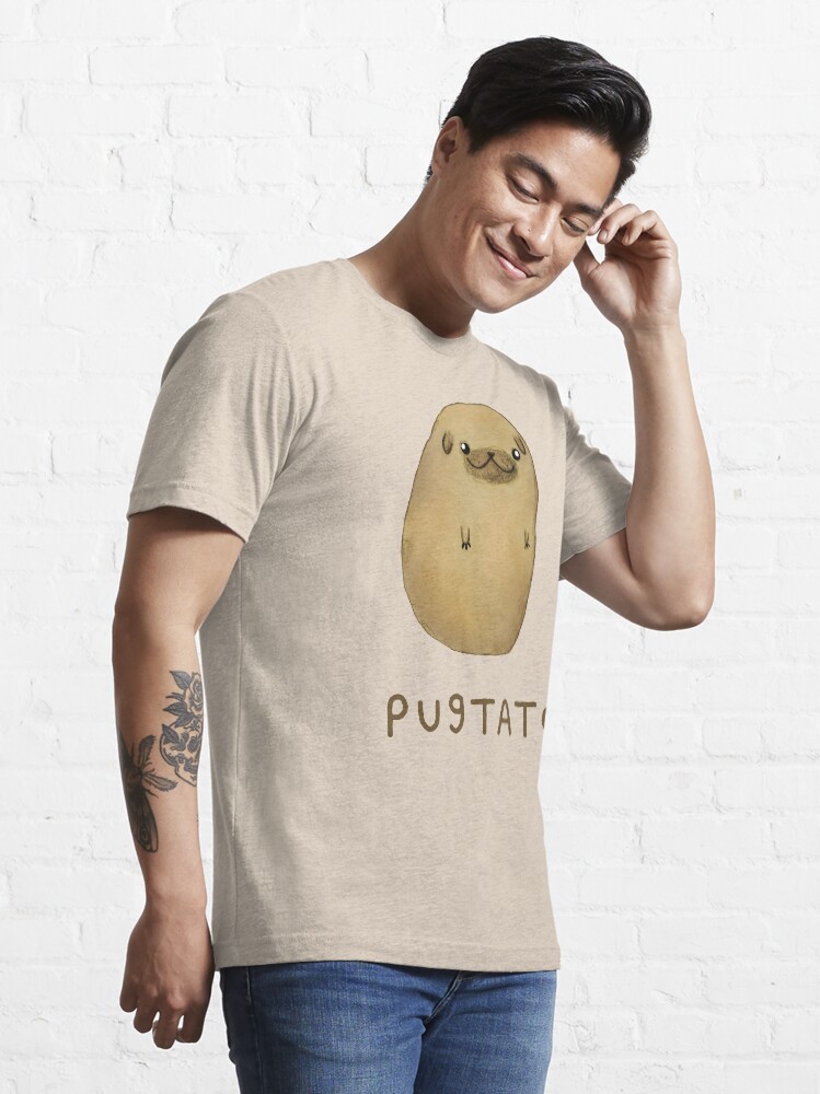"Pugtato" T-shirt for Sale by SophieCorrigan | Redbubble | pugtato t ...
