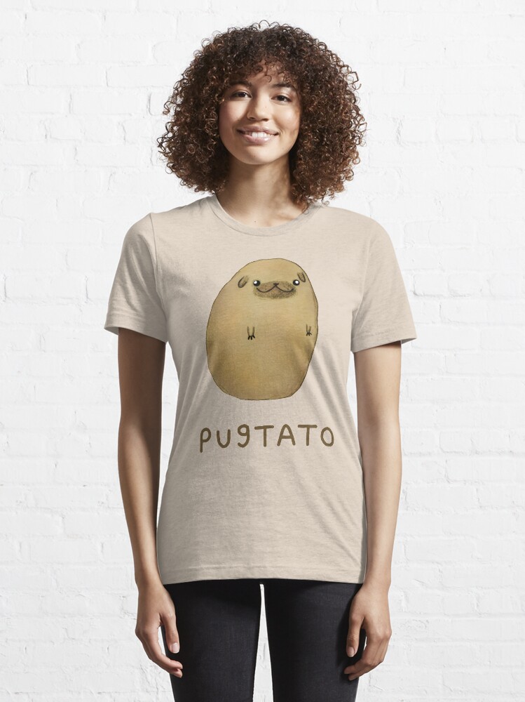 "Pugtato" T-shirt for Sale by SophieCorrigan | Redbubble | pugtato t ...