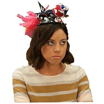 "april ludgate | parks and rec" Sticker for Sale by ElliottBryan ...