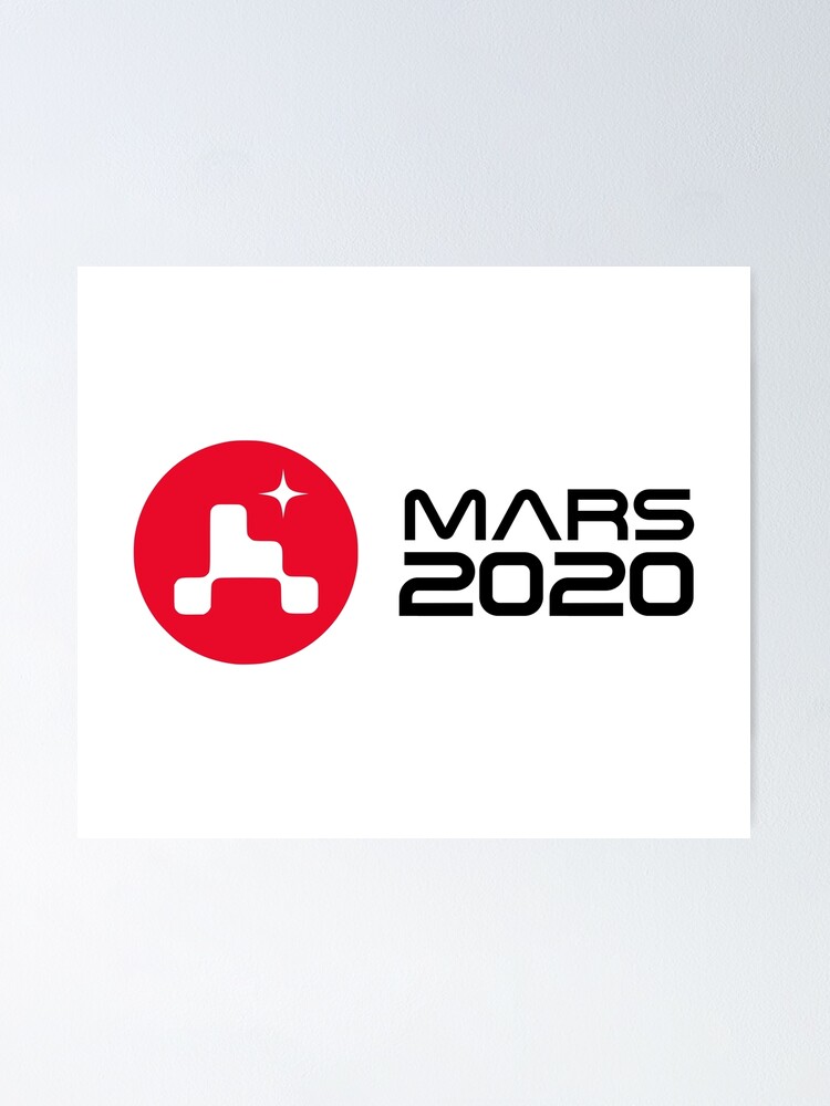 "NASA Mars 2020 Perseverance Rover Abzeichen Logo" Poster von ...