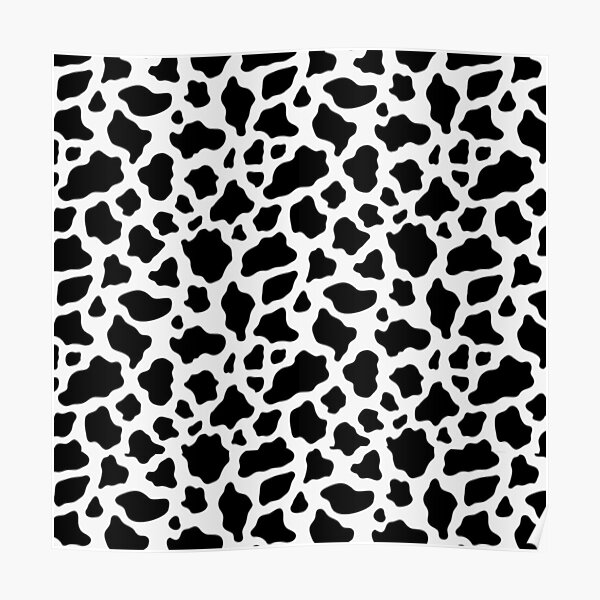 "Cow Print" Poster for Sale by hellafandom | Redbubble