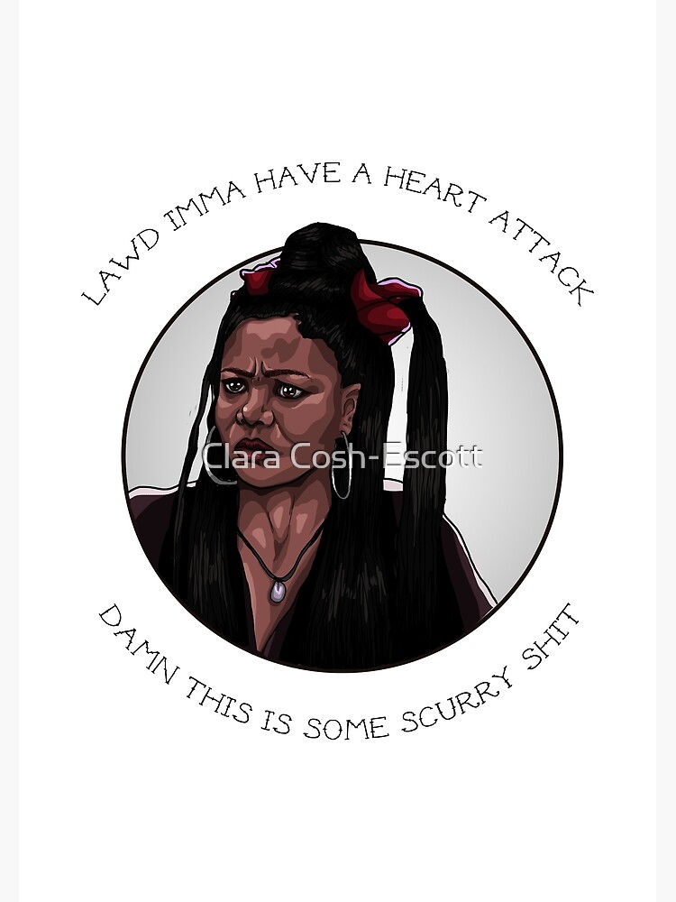 "Brenda- Scary Movie" Poster by coshillustrates | Redbubble