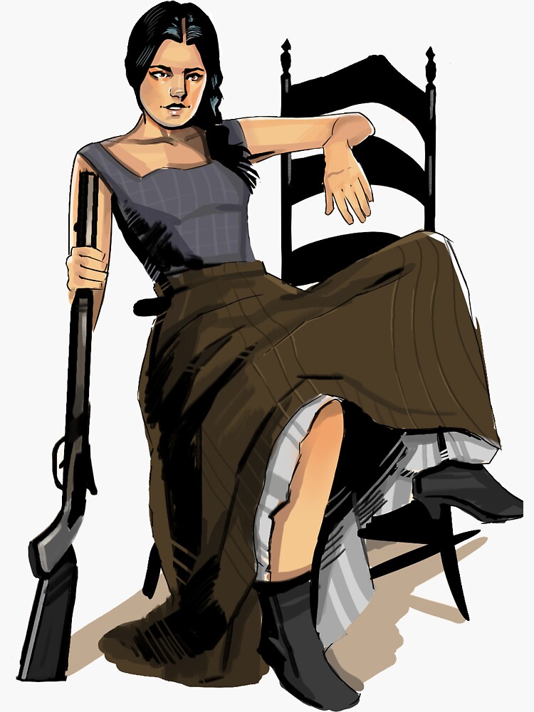 Pegatina «Pegatina Abigail Roberts - RDR2» de Ckjax | Redbubble