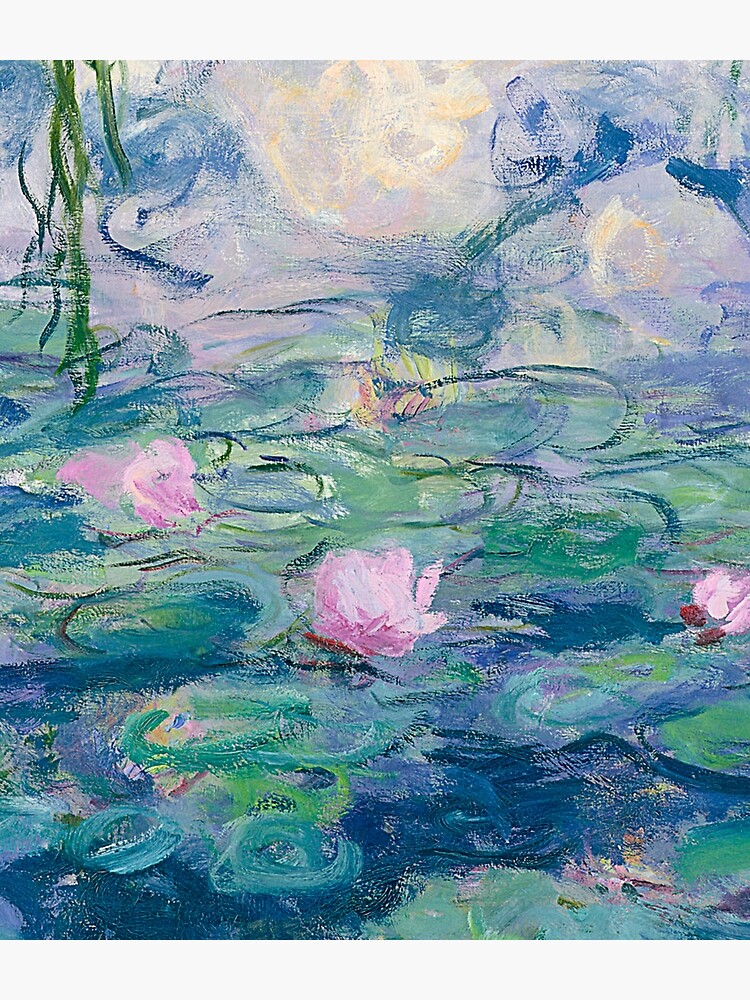 Water Lilies Claude Monet Fine Art Backpack sold by Gloria Olson | SKU ...
