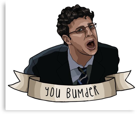 "The Inbetweeners- You bumder" Canvas Print by coshillustrates | Redbubble