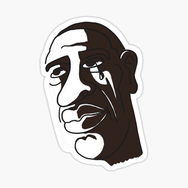 "George Floyd " Sticker for Sale by Shaditoon | Redbubble