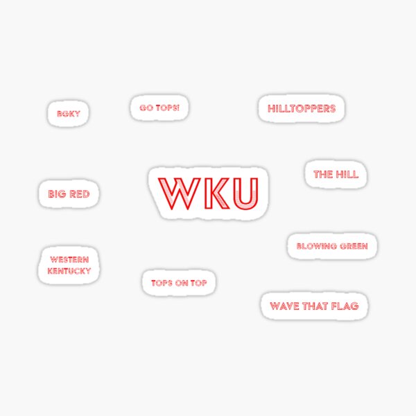 "Western Kentucky" Sticker for Sale by jessmarie08 | Redbubble