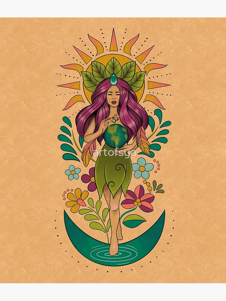 "Gaia " Poster by artofsya | Redbubble
