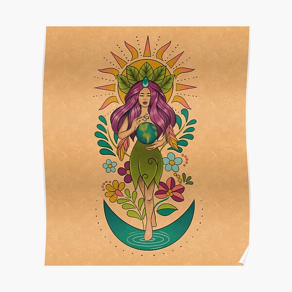 "Gaia " Poster by artofsya | Redbubble