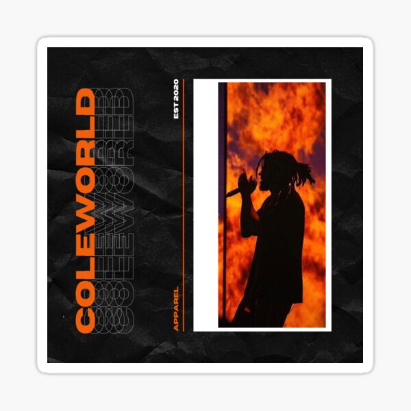"J Cole " Sticker by Designs-by-Jane | Redbubble