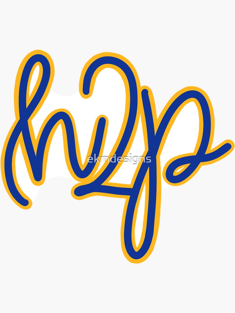 "h2p" Sticker for Sale by ekmdesigns | Redbubble