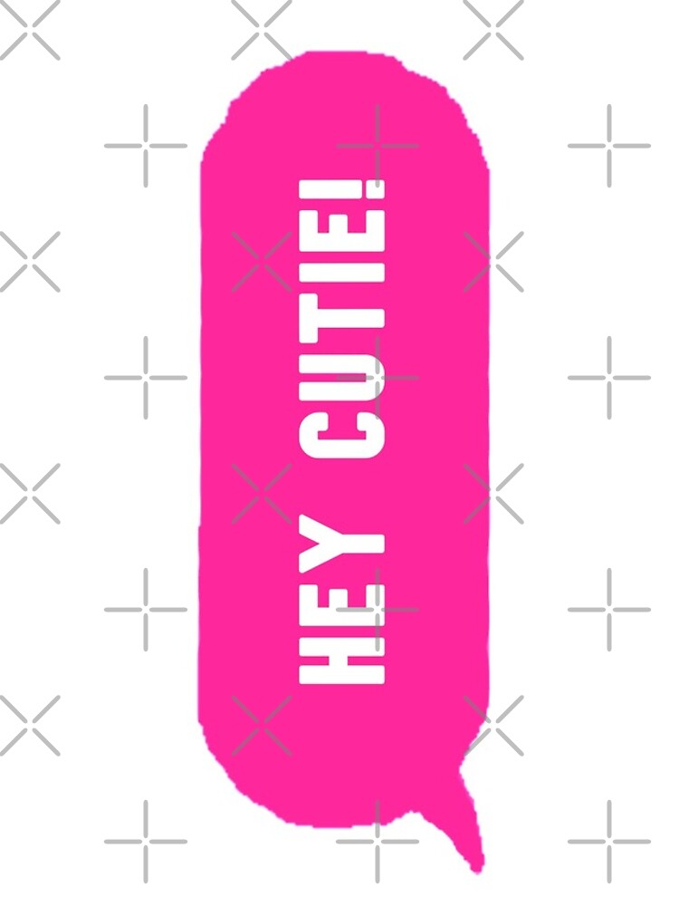 "hey cutie!" iPhone Case for Sale by G-LK | Redbubble