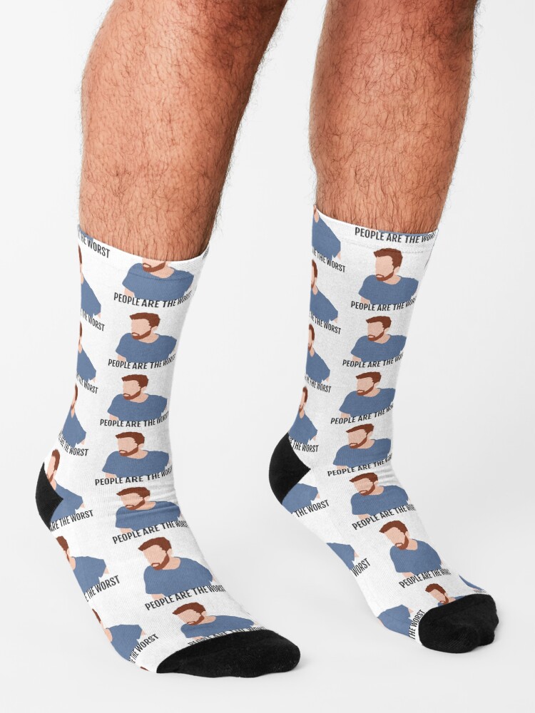 "People Are the Worst" Socks by rach6319 | Redbubble