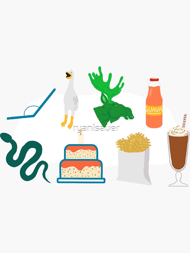 "Obtuse, Rubber Goose, Green Moose, Guava Juice, Giant Snake, Birthday ...