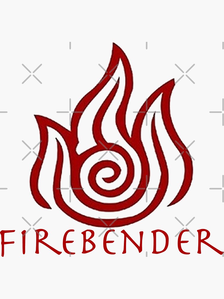 "Firebender" Sticker for Sale by annant34 | Redbubble