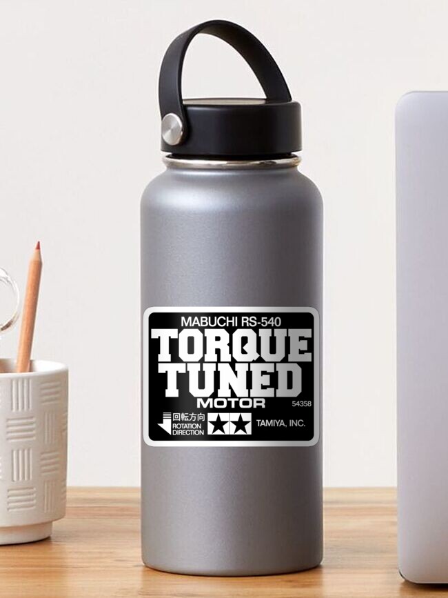 "Tamiya Torque Tuned Motor Label" Sticker for Sale by RCRacingLegends ...